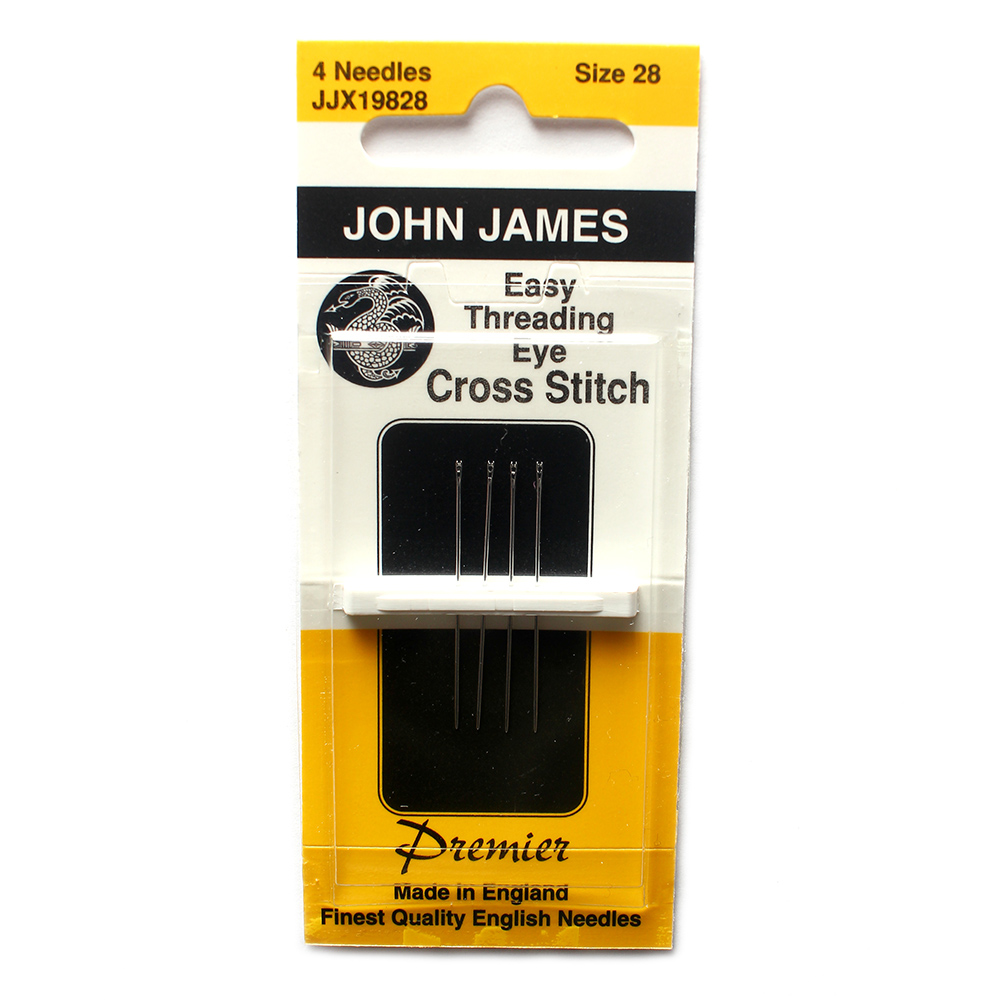 Traditional Needlecraft Easy Threading Eye Cross Stitch Needles Size 28 traditional-needlecraft-easy-threading-eye-cross-stitch-needles-size-28